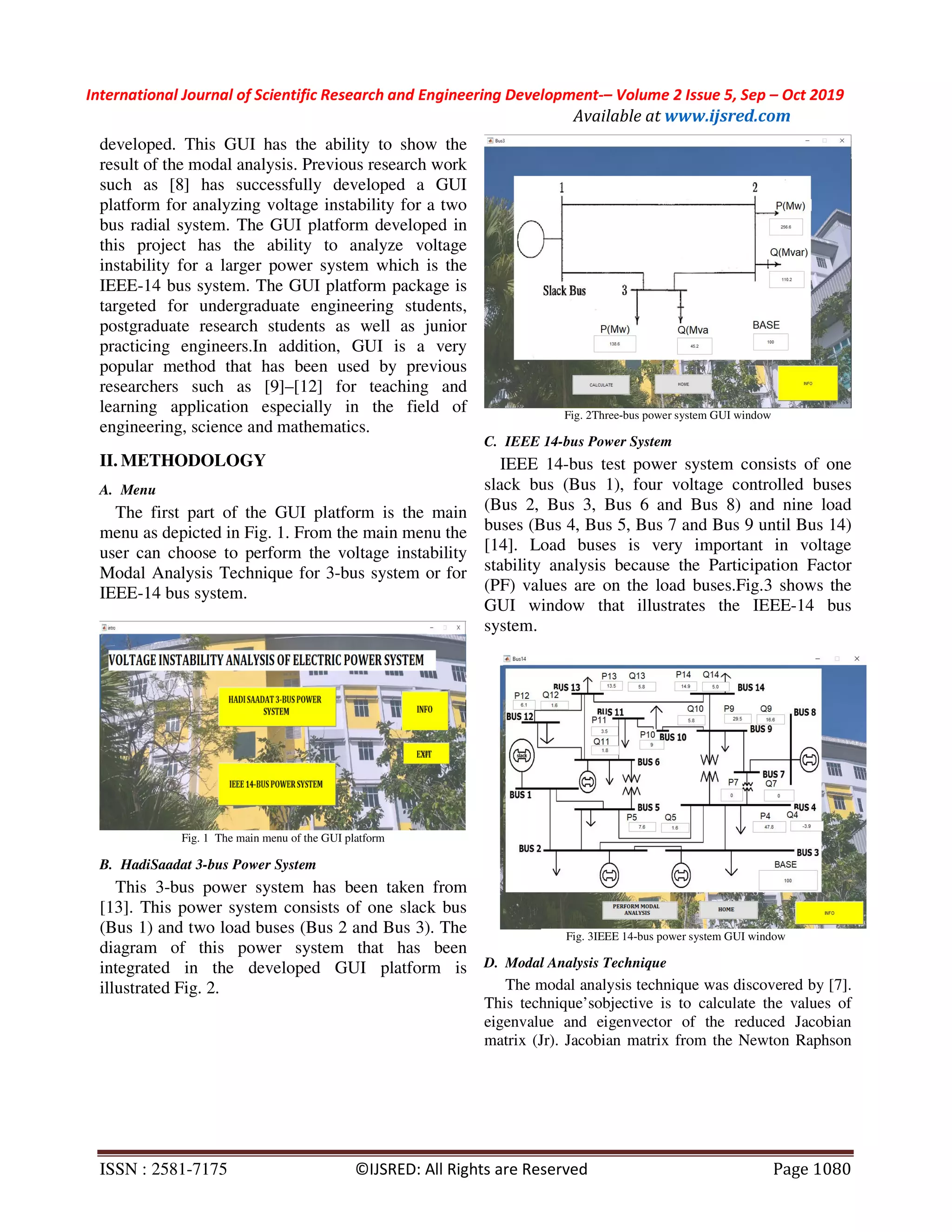 Application of Graphical User Interface (GUI) for Analysing Voltage Instability of Electrical ...