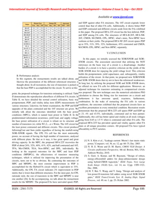Low-Power and High Speed Full Adder Using Optimized XOR and XNOR GATE Structures | PDF