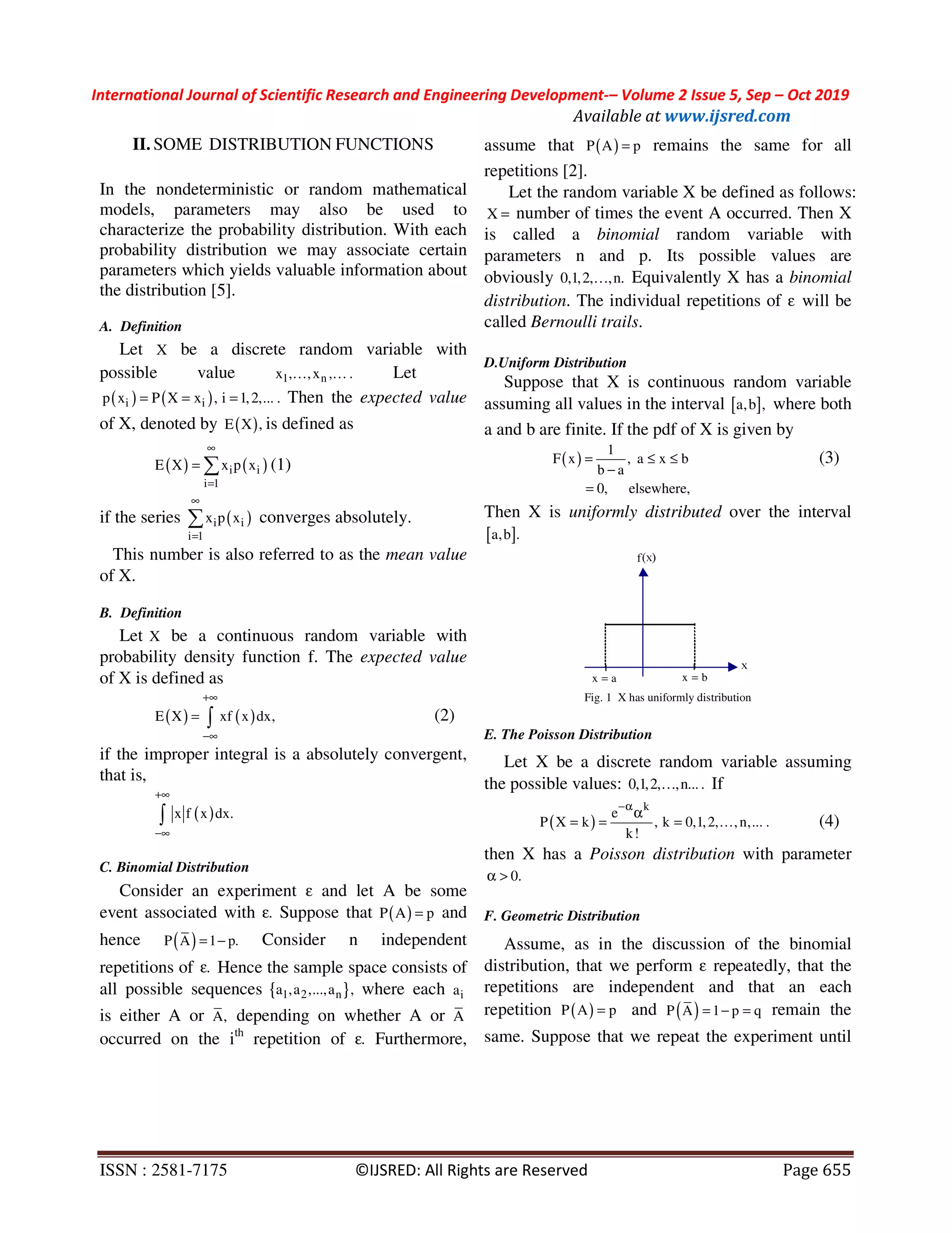Moment Generating Functions And Reproductive Properties Of Distributions Pdf