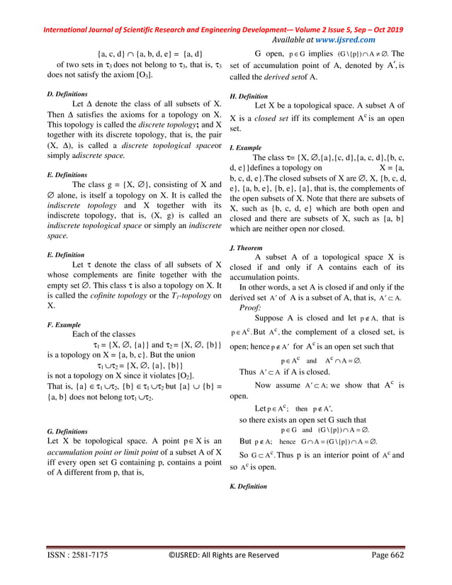 Properties of Topological Spaces | PDF