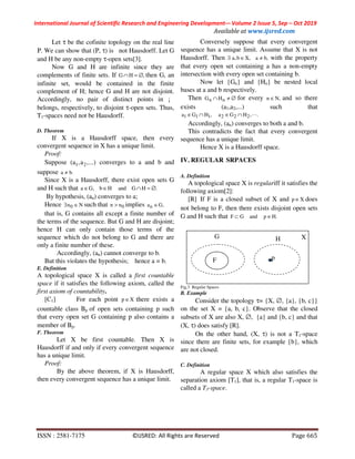 Properties of Topological Spaces | PDF