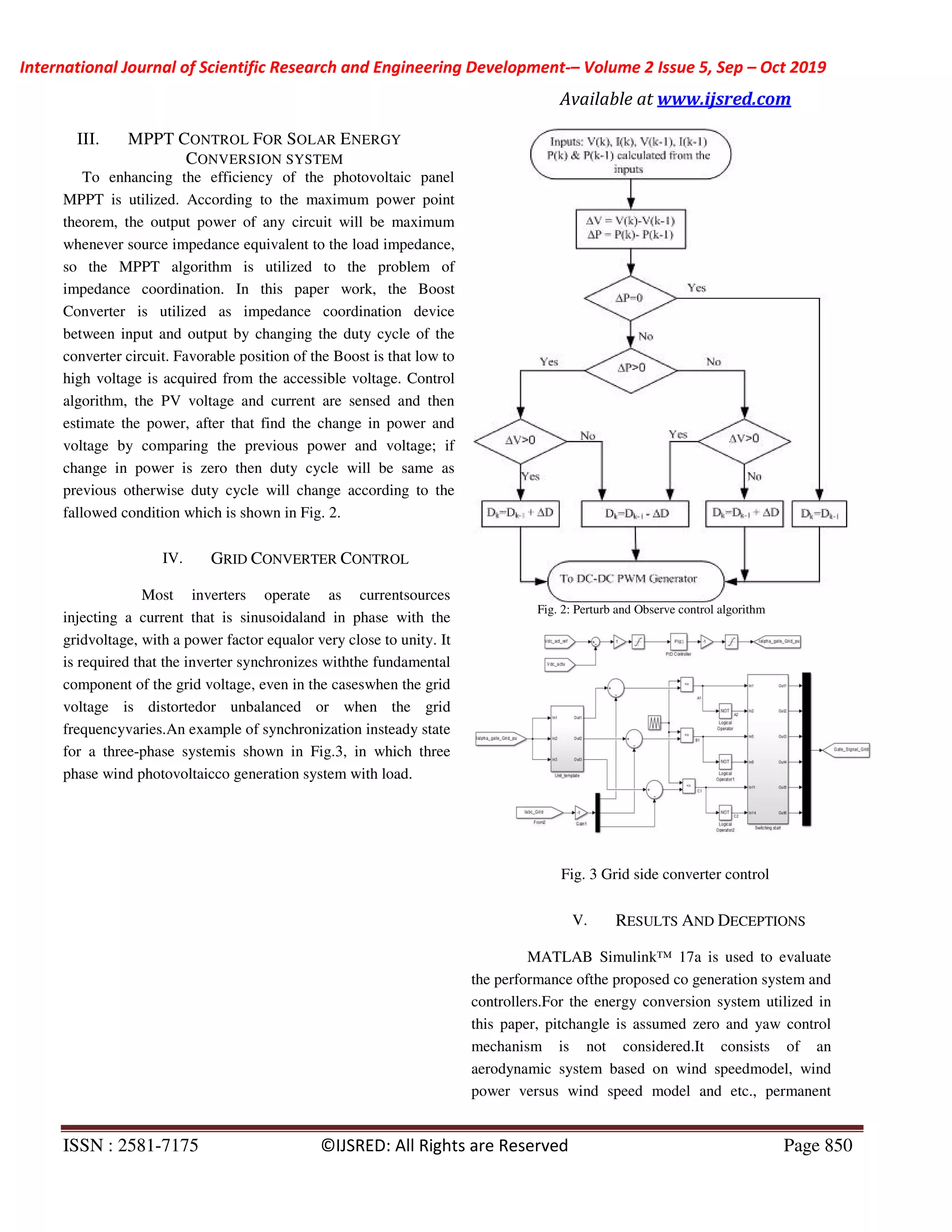 Review Grid Connected Wind Photovoltaic Cogeneration Using Back to Back Voltage Source ...