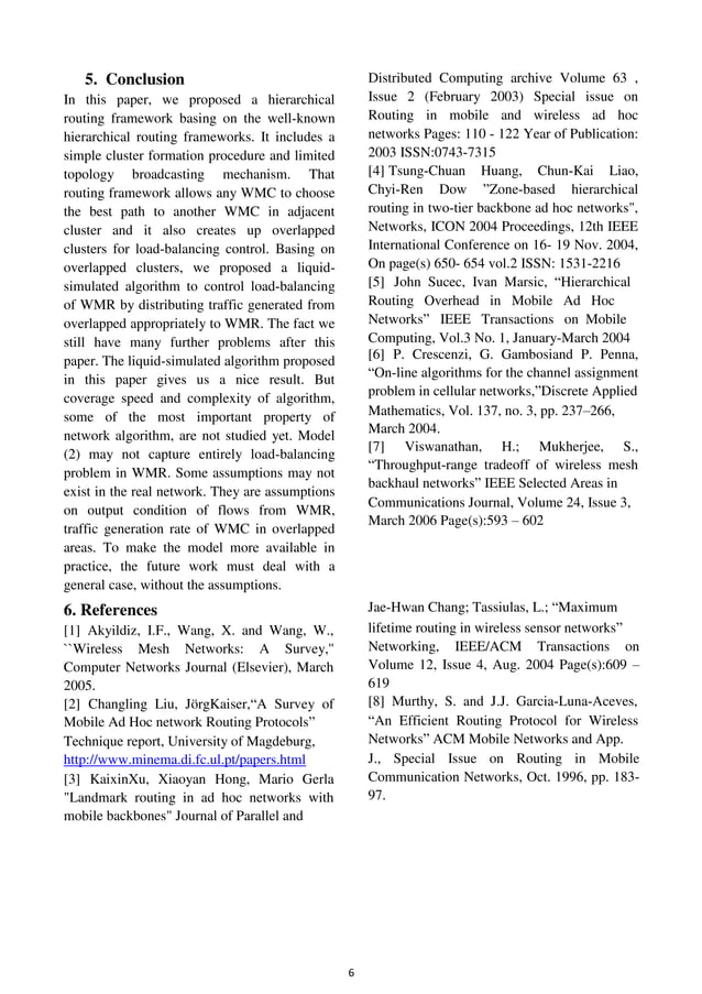 Load balancing In Wireless Mesh Networks Using liquid–Simulated Algorithm | PDF
