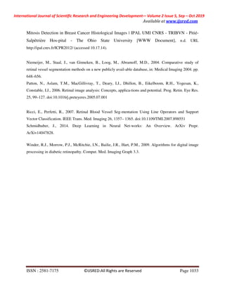 Retinal Blood Vessels Exudates Classification For Detection Of ...