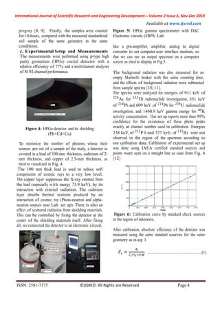 Measurements of Natural Radioactivity Levels and Associated Health ...