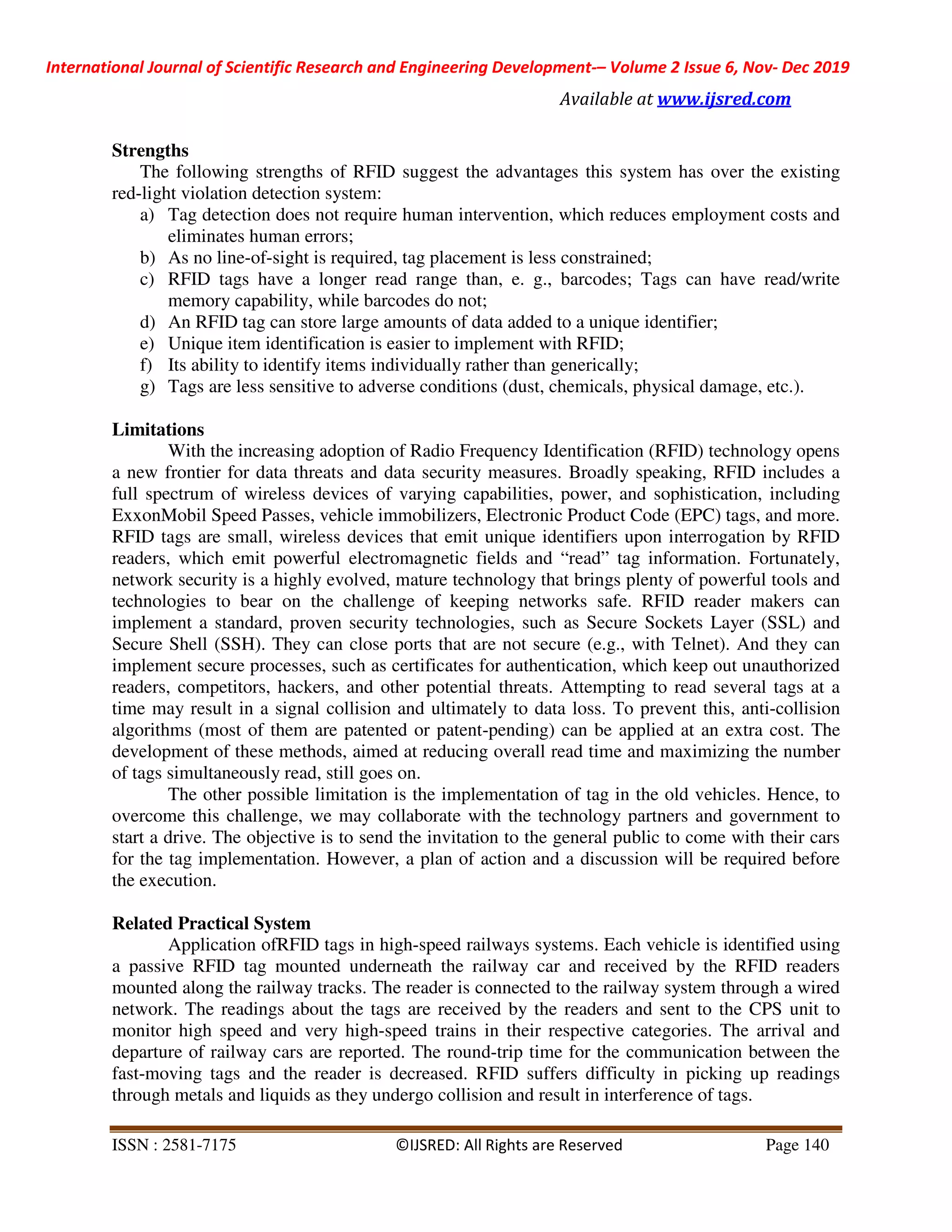 Rfid Future Of Red Light Violation Detection System An Analysis On What Does It Look Like And