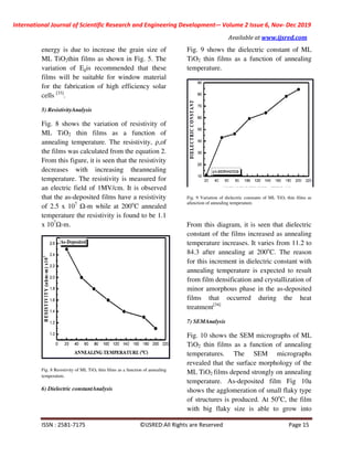 Effects of Annealing Temperature on Anatase-Rutile TiO2 Multilayer Thin Films prepared by sol ...
