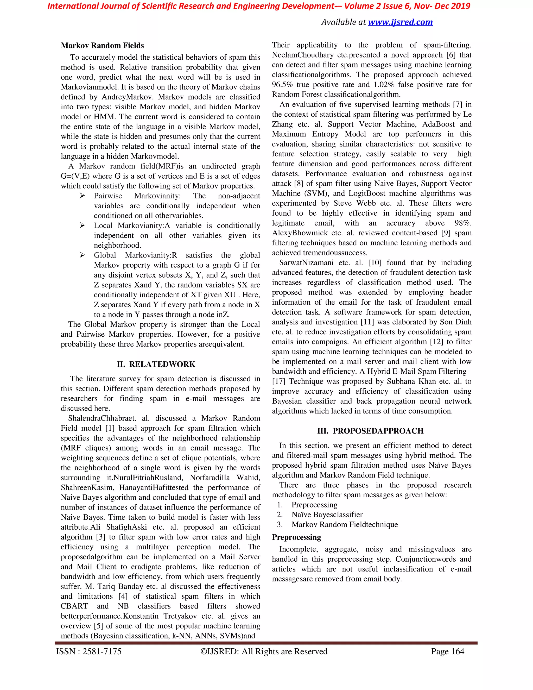 Cross breed Spam Categorization Method using Machine Learning ...