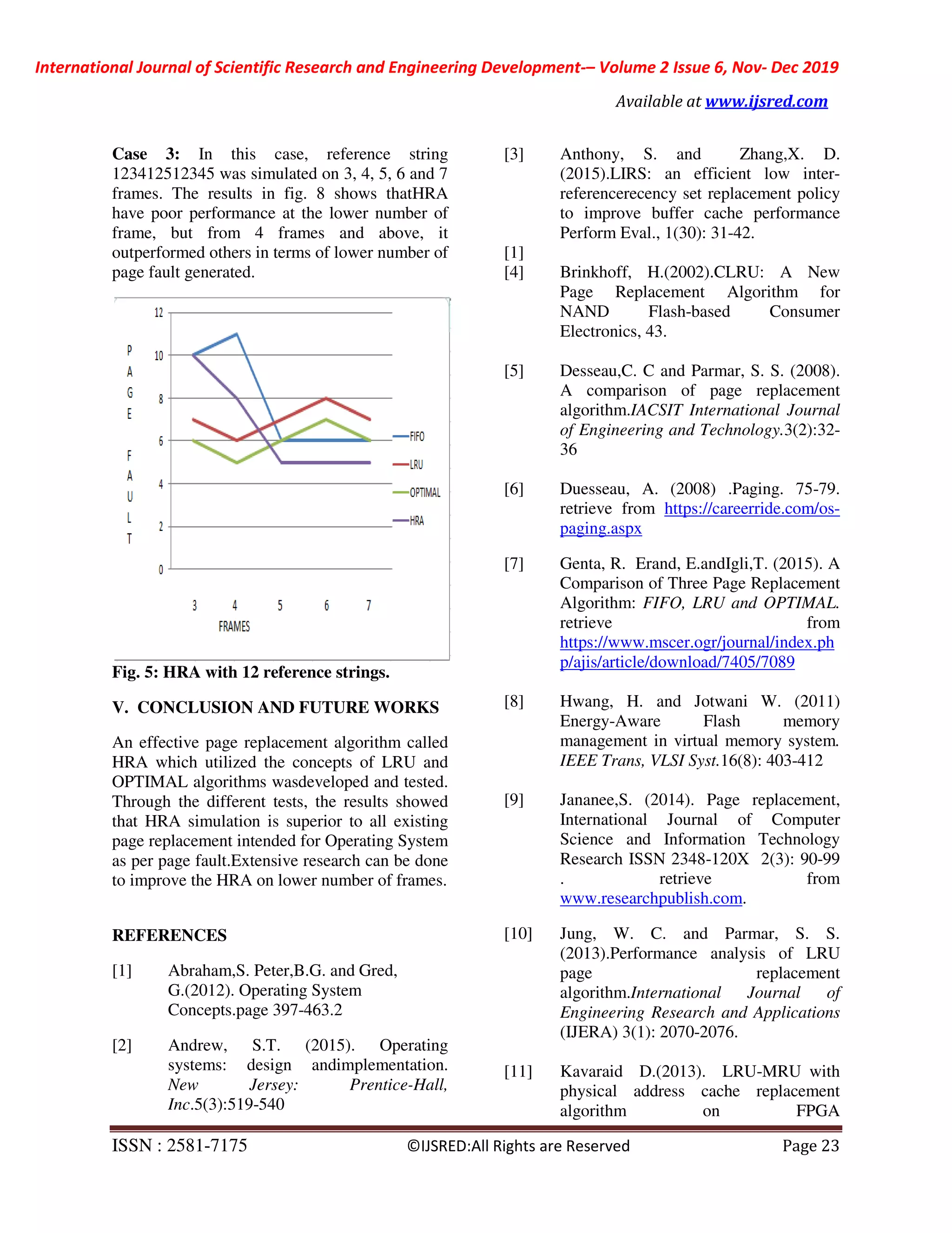Hybrid Page Replacement Algorithm | PDF