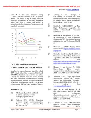 Hybrid Page Replacement Algorithm | PDF