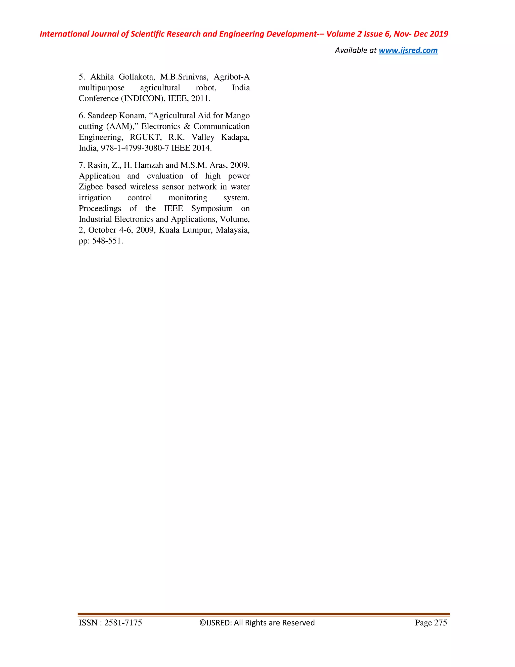 AUTONOMOUS AGRICULTURAL BOT | PDF