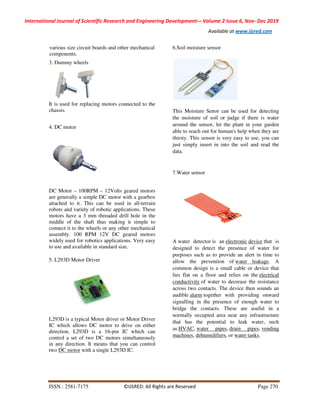 AUTONOMOUS AGRICULTURAL BOT | PDF