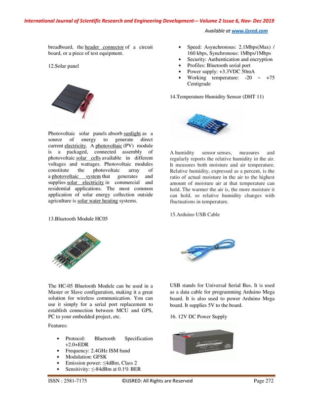 AUTONOMOUS AGRICULTURAL BOT | PDF