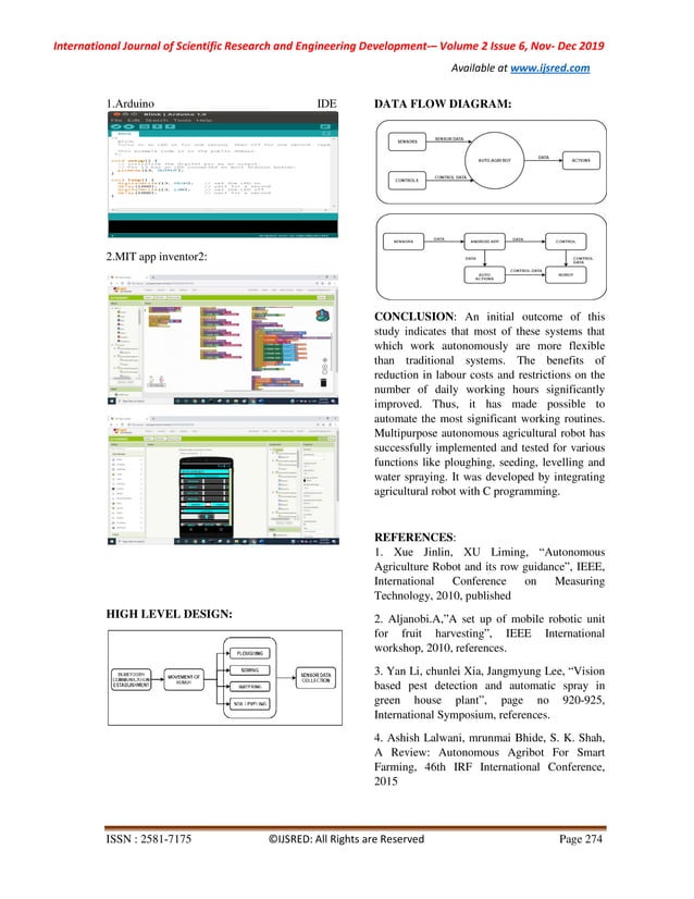 AUTONOMOUS AGRICULTURAL BOT | PDF
