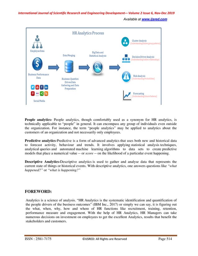 HR Analytics: A Brief study on predictive attrition | PDF