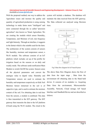 An Architectural design proposal for IoT in Agriculture | PDF