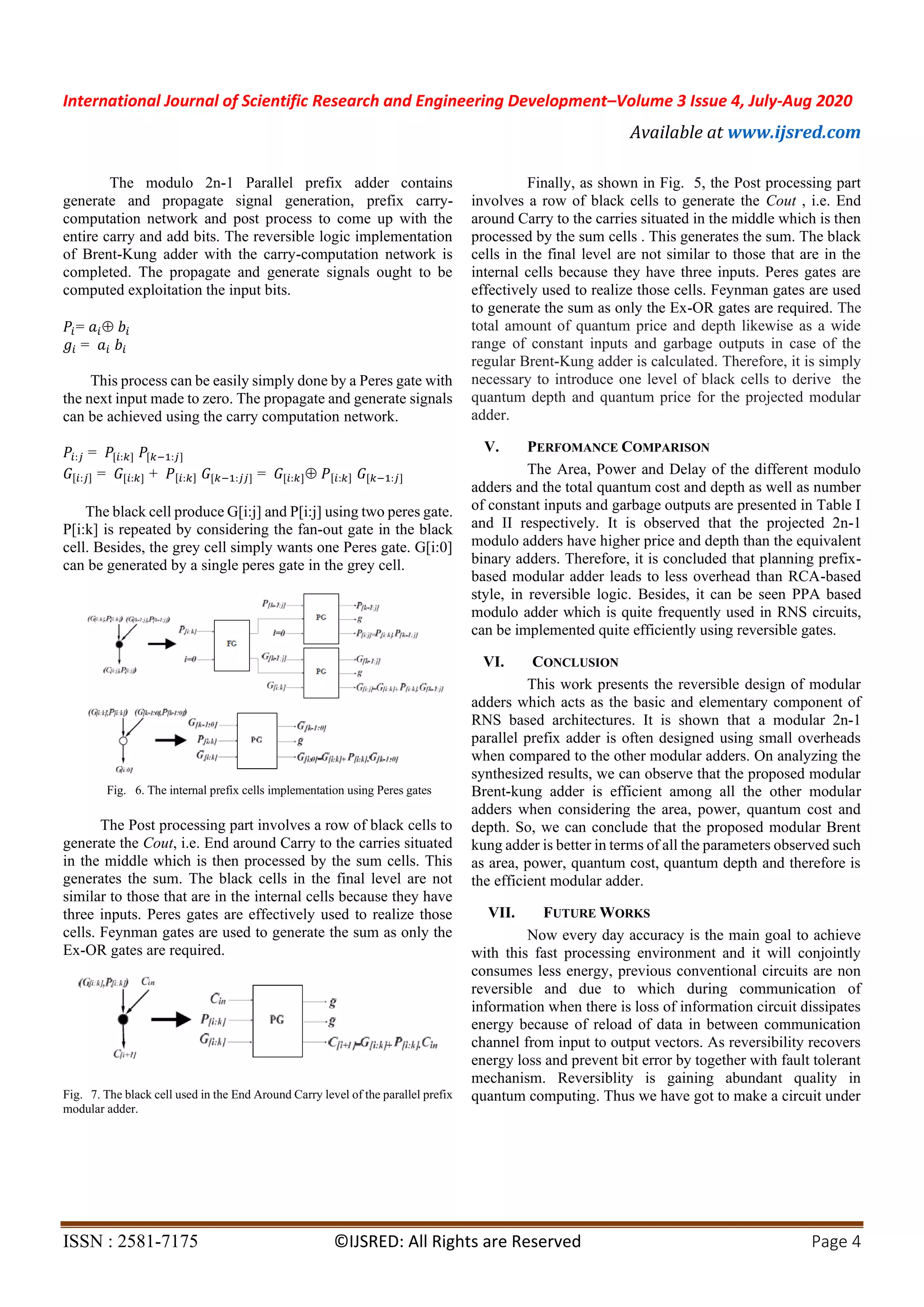 Towards Efficient Modular Adders based on Reversible Circuits | PDF
