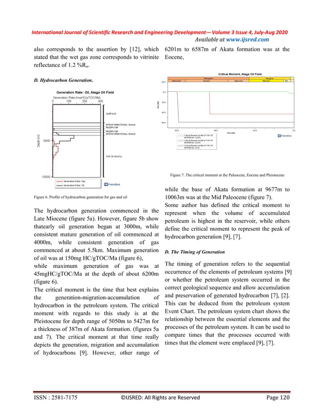 Ataga Oil Field: Modeling Hydrocarbon Generation and Risk of ...
