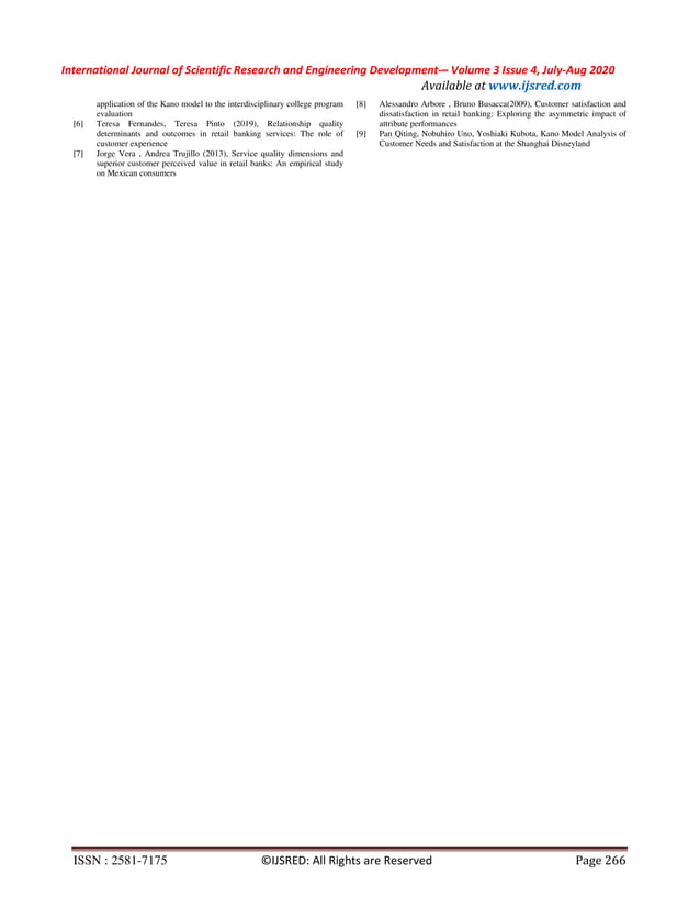 Kano Model Servqual Customer Satisfaction Analysis in Retail Banking | PDF