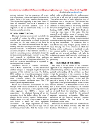 Kano Model Servqual Customer Satisfaction Analysis in Retail Banking | PDF
