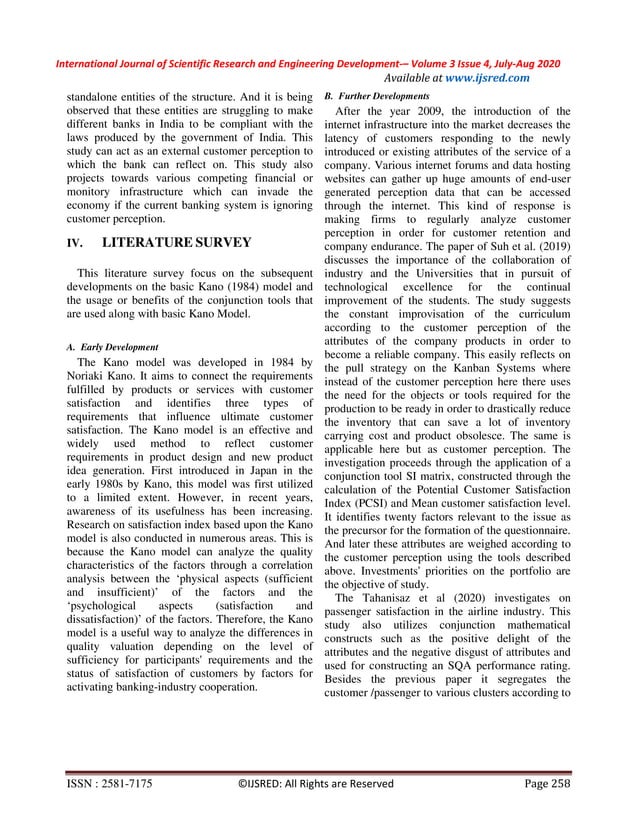 Kano Model Servqual Customer Satisfaction Analysis in Retail Banking | PDF