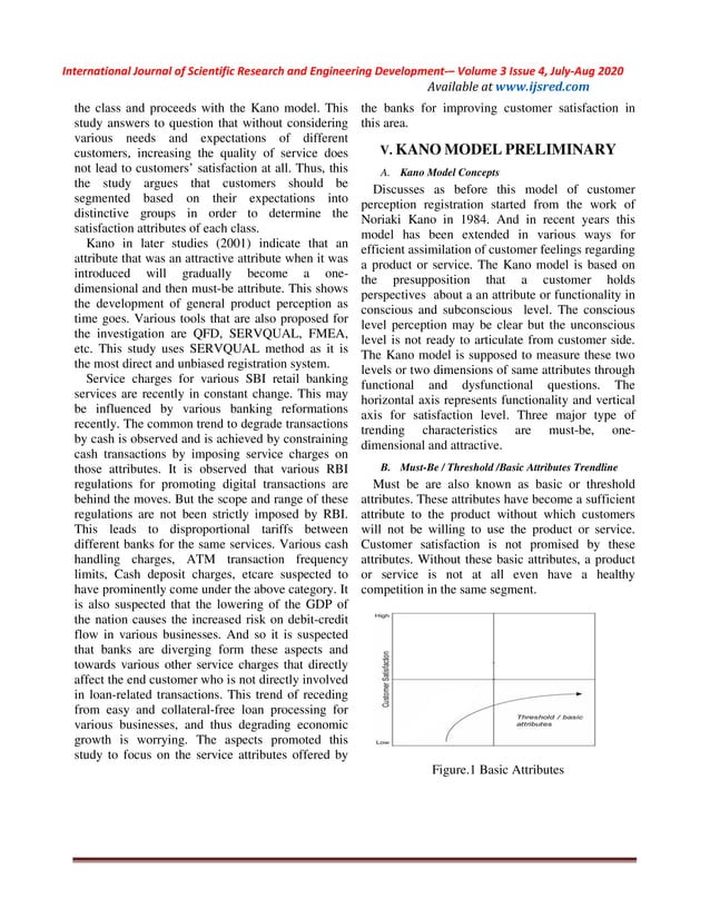 Kano Model Servqual Customer Satisfaction Analysis in Retail Banking | PDF