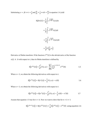 Application of Shehu Transform to Mechanics, Newton’s Law Of Cooling ...