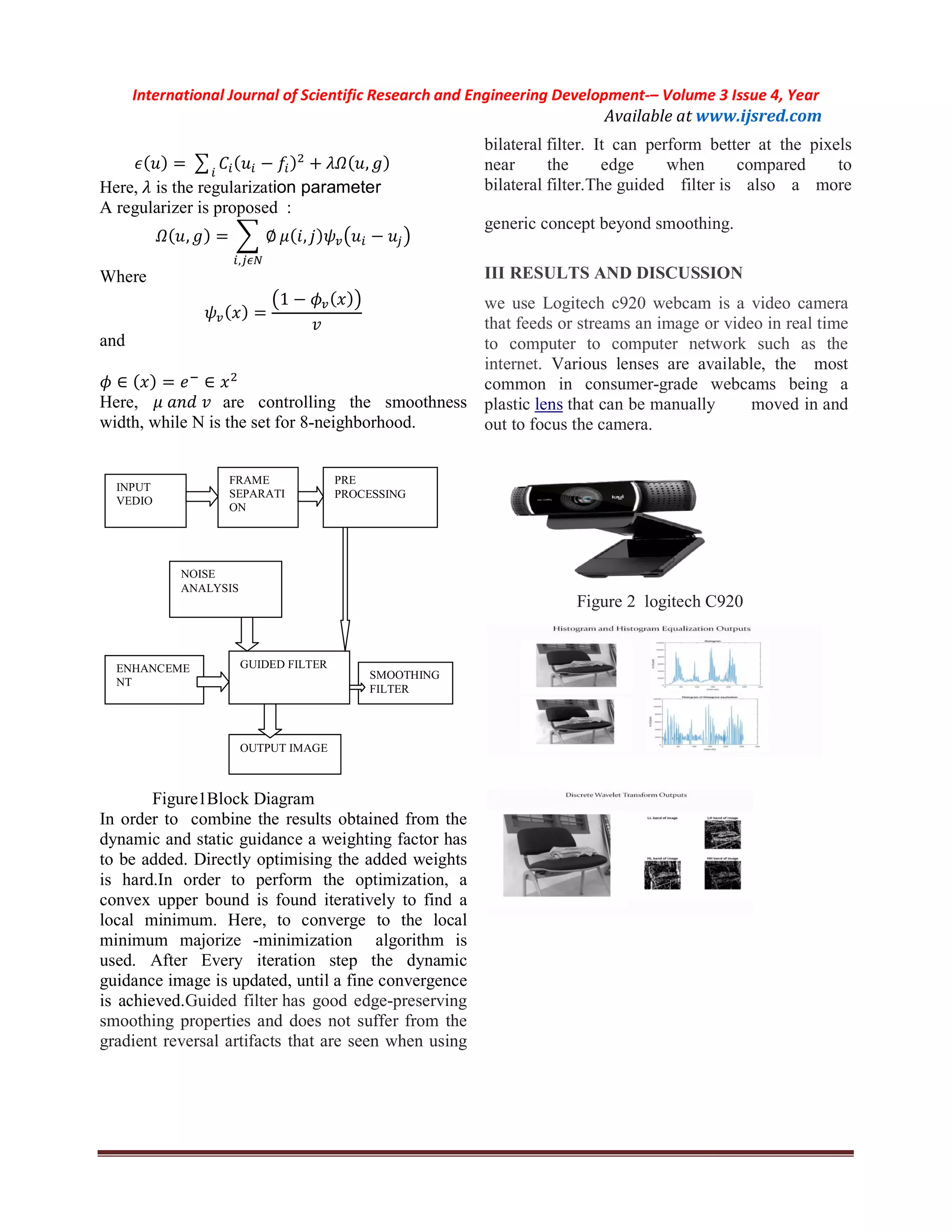 Comparative Analysis of image Enhancement Techniques on Real Time images | PDF