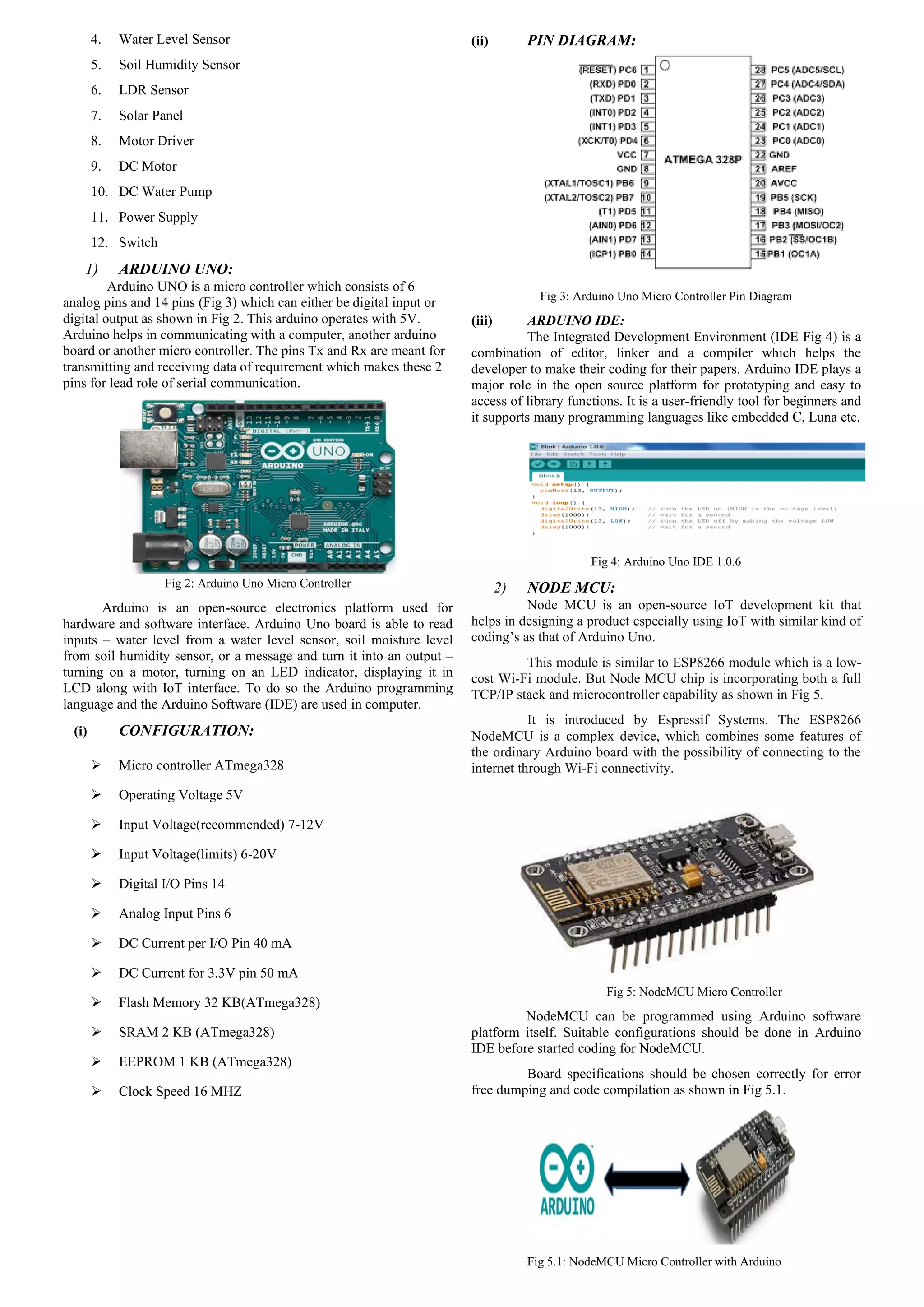 IoT Based Solar Water Pump Controller | PDF