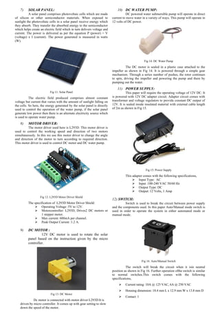 IoT Based Solar Water Pump Controller | PDF
