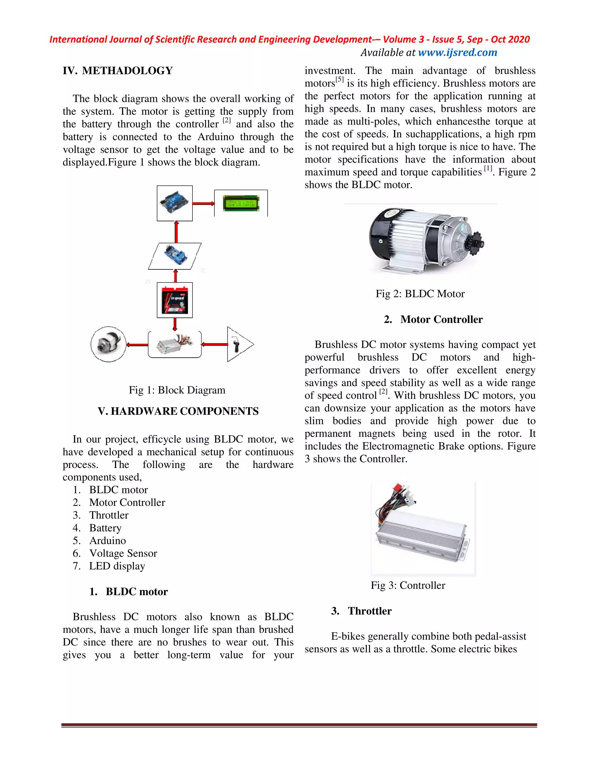 Efficycle Using BLDC Motor | PDF | Consumer Electronics | Technology & Computing