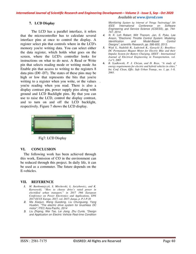 Efficycle Using BLDC Motor | PDF