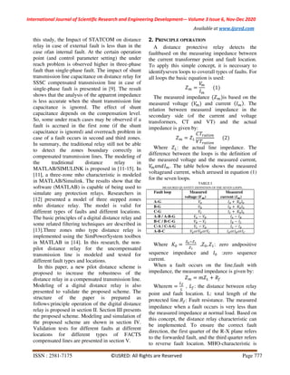 Modelling and Testing of a Numerical Pilot Distance Relay for ...