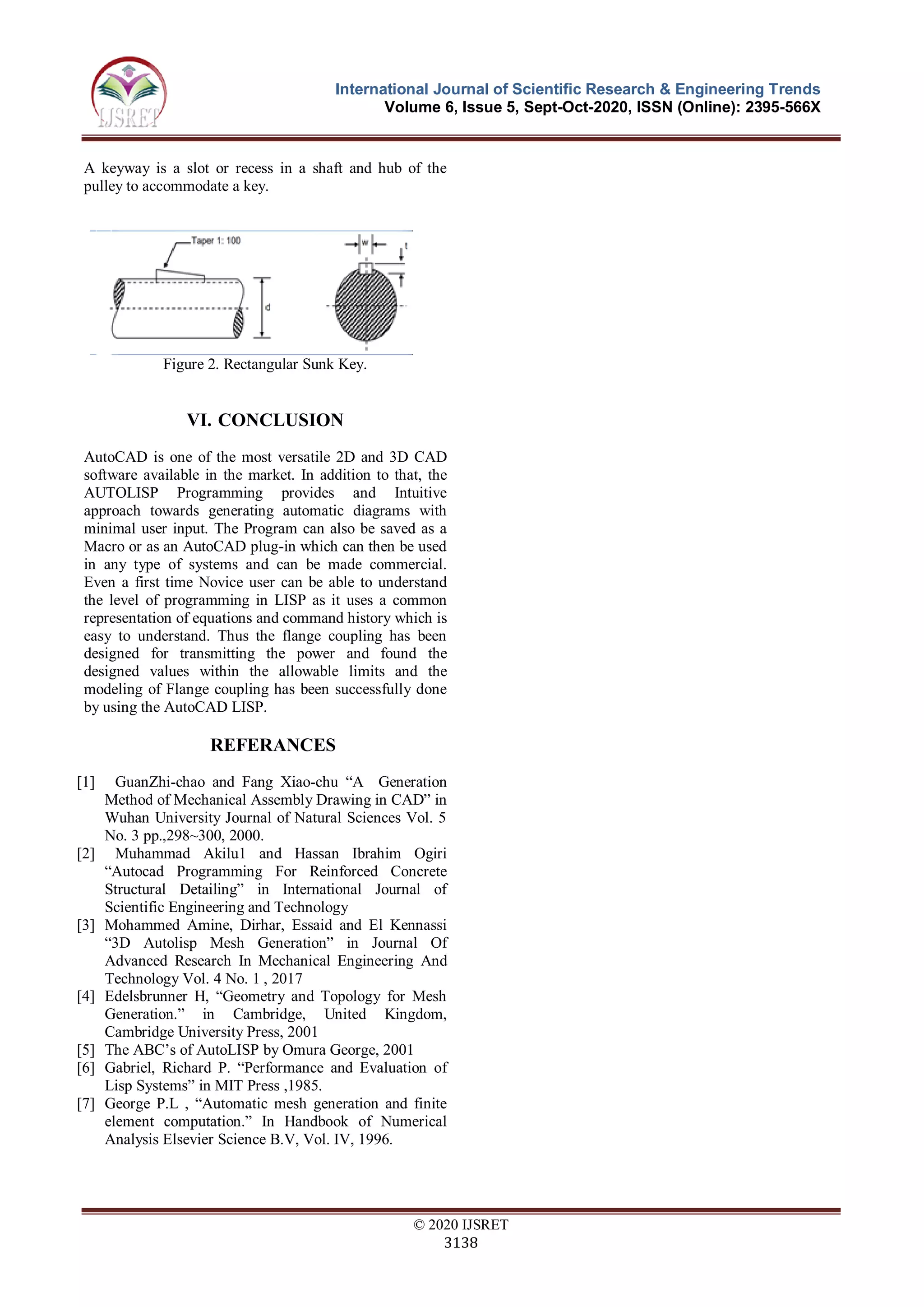 Design of machine element by using AutoLISP programming in AutoCAD. | PDF