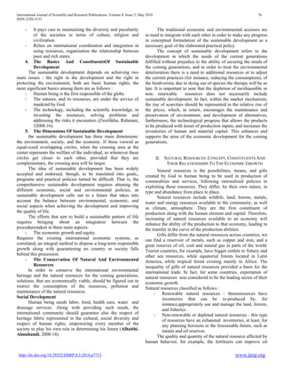 The Relationship Between Natural Resources and Sustainable Development ...