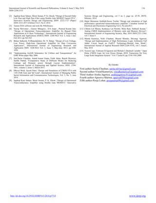 Design of High pass and Low pass Filter using CMOS Operational Trans-conductance Amplifier | PDF ...
