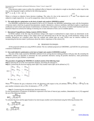 Grey Multi Criteria Decision Making Methods | PDF