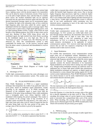 Development of an Audio Transmission System Through an Indoor Visible ...