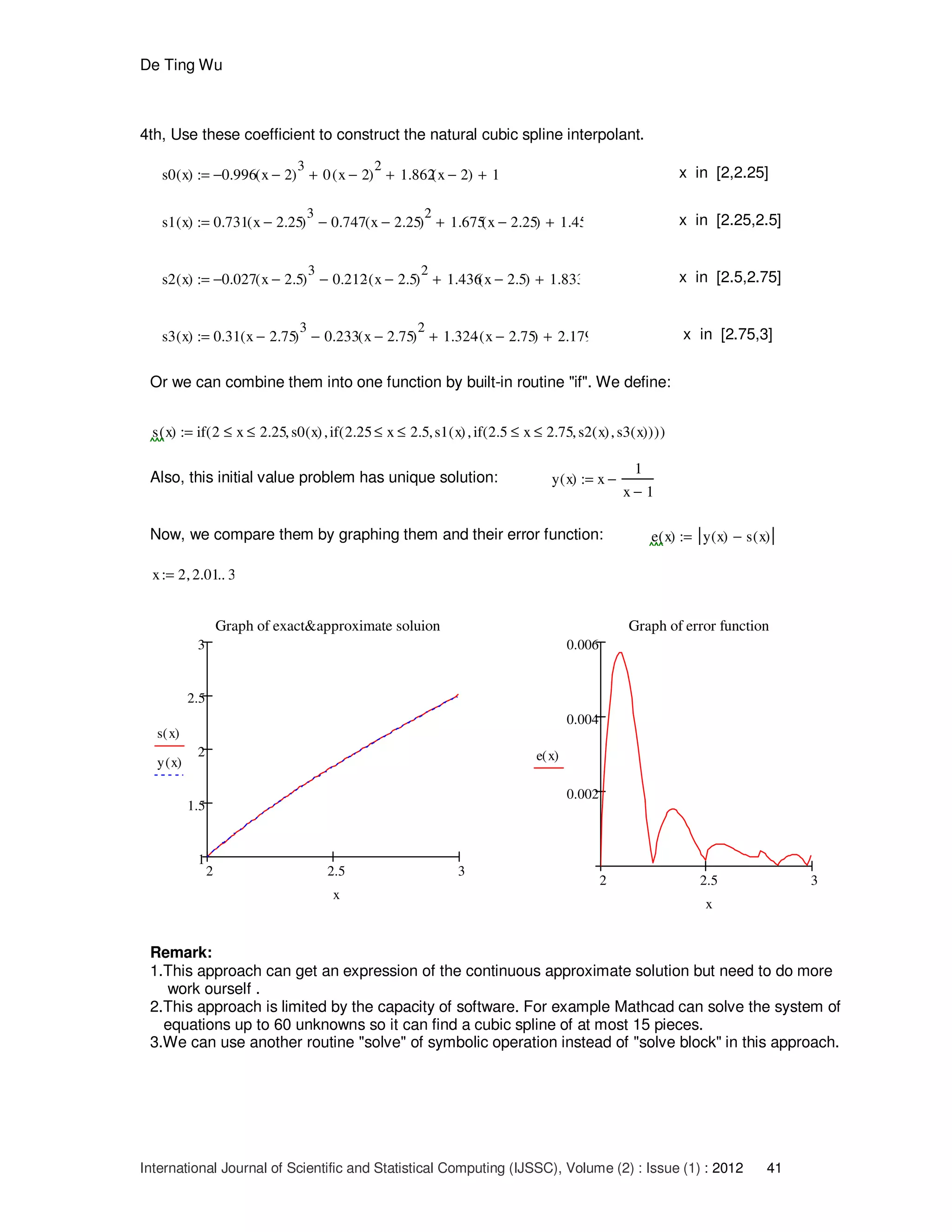 On Continuous Approximate Solution of Ordinary Differential Equations | PDF | Computer Software ...