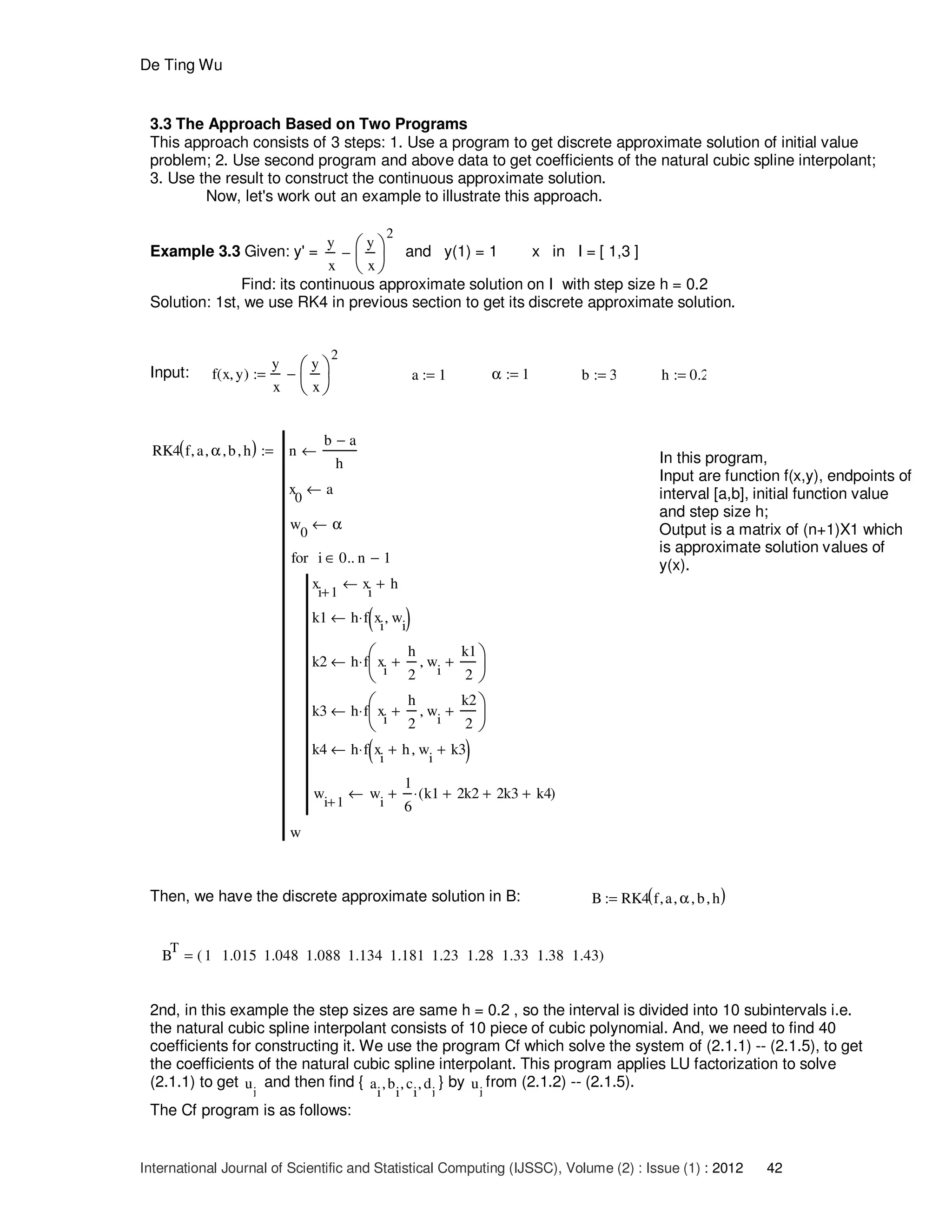 On Continuous Approximate Solution of Ordinary Differential Equations | PDF | Computer Software ...