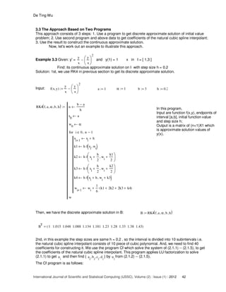 On Continuous Approximate Solution of Ordinary Differential Equations ...