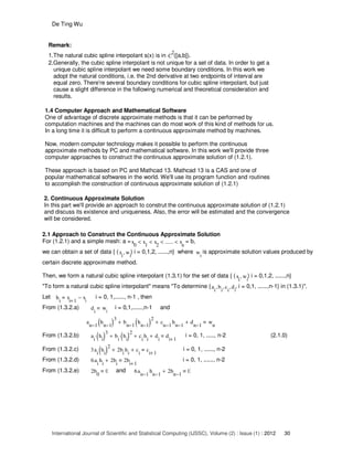 On Continuous Approximate Solution of Ordinary Differential Equations ...