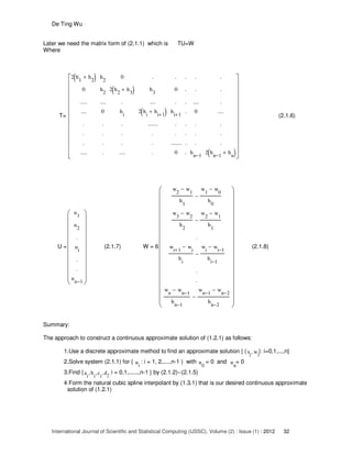 On Continuous Approximate Solution of Ordinary Differential Equations ...