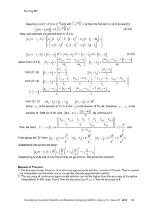 On Continuous Approximate Solution of Ordinary Differential Equations | PDF | Computer Software ...