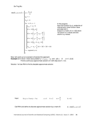 On Continuous Approximate Solution of Ordinary Differential Equations | PDF | Computer Software ...