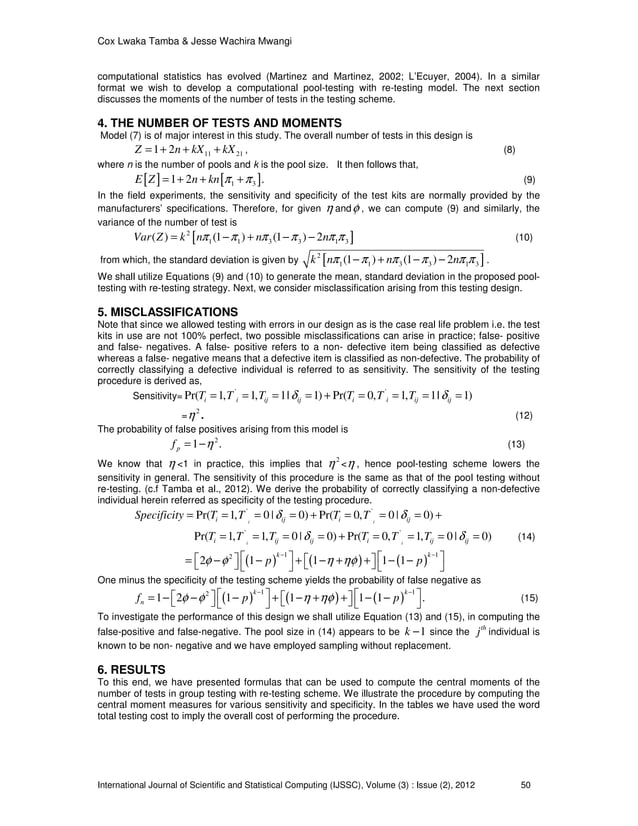 Computational Pool-Testing with Retesting Strategy | PDF