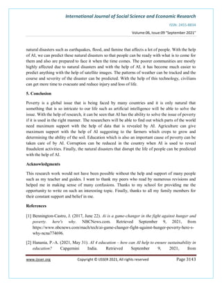 HOW ARTIFICIAL INTELLIGENCE (AI) CAN HELP IN POVERTY REDUCTION IN INDIA ...