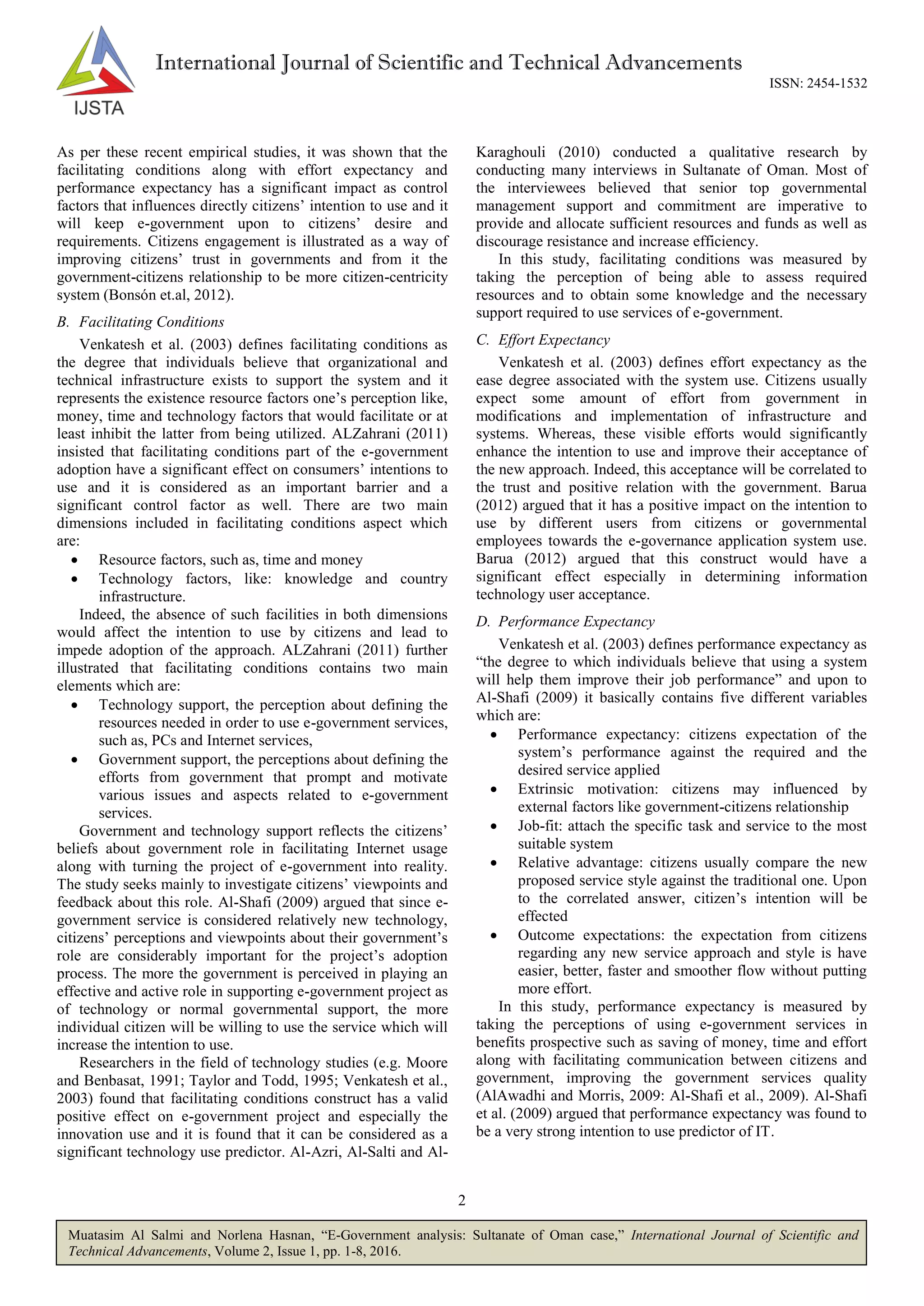 E-Government Analysis: Sultanate of Oman Case | PDF