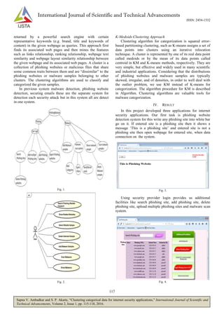 Clustering Categorical Data for Internet Security Applications | PDF | Email | Internet