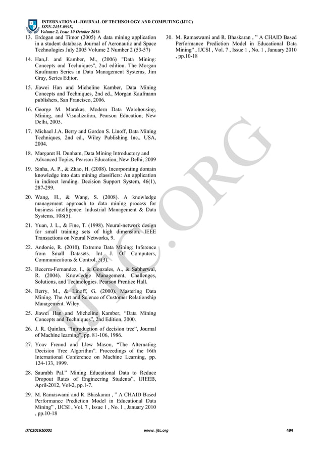Predicting students performance using classification techniques in data mining | PDF